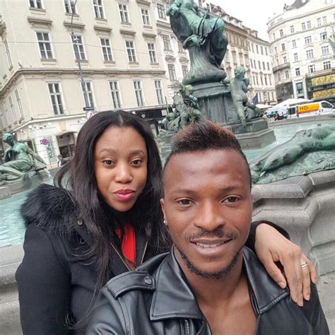 Elaborbiz360 Footballer Kayode Olanrewaju Shares Loved Up Photos Of Himself And His Wife To Scare
