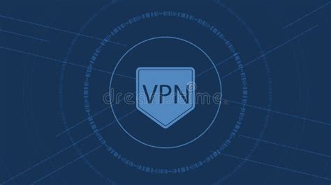 Virtual Private Network Technology Vpn Secure Connection Concept Stock
