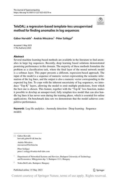 Pdf Teledal A Regression Based Template Less Unsupervised Method For