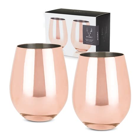 Libbey Vina Stemless Red Wine Glasses Set Of 4 Drinkware
