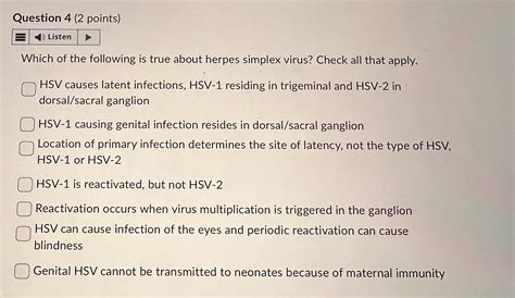 Solved Question 4 2 ﻿pointslistenwhich Of The Following Is