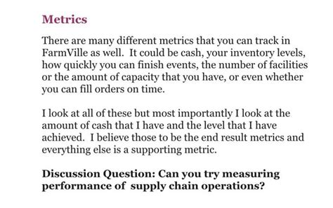 Solved Metrics There Are Many Different Metrics That You Can
