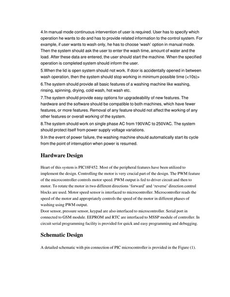 Ppt Embedded System For Automatic Washing Machine Using Microchip Pic18f Series