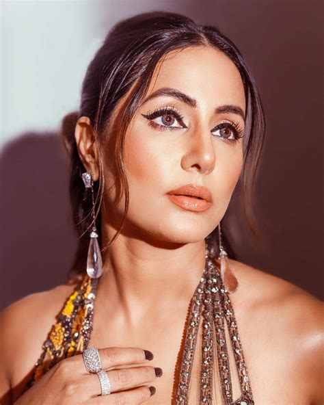Hina Khan Shares Bold And Hot Photos As She Wears Deep Neck Gown