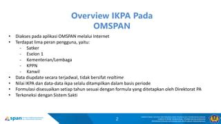 Materi Aplikasi OMSPAN IKPA Bimtek KL Maret Pdf
