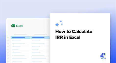 Master Excel S IRR Function Step By Step Investment Analysis Guide