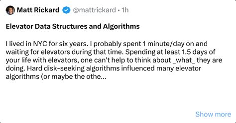 Elevator Data Structures And Algorithms
