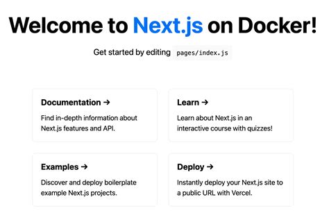 Dockerを使ってnextjsの環境構築