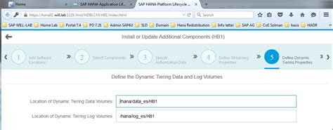 sap hana dynamic tiering setup and configuration sap community