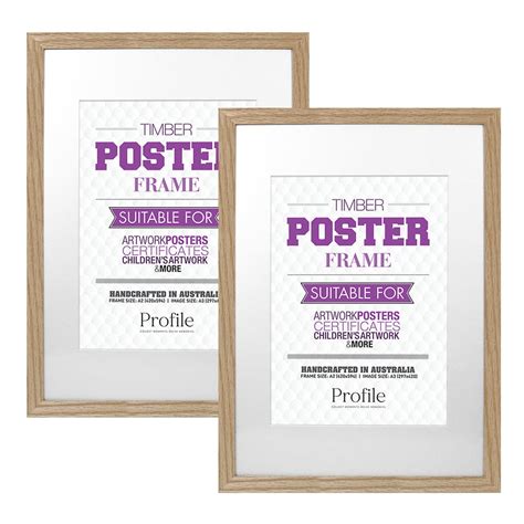 A3 Oak Frames Natural Timber Photo And Certificate Frames Profile