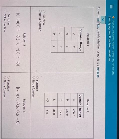 Solved Module 7 Building And Interpreting Functions