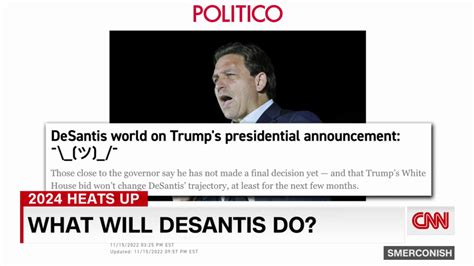 Reporter Desantiss Team Thinking Trump May ‘punch Himself Out For