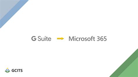 Things To Consider When Migrating From G Suite To Microsoft 365 GCIT