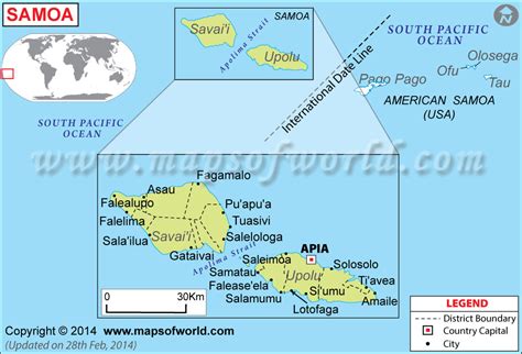 Road Map American Samoa