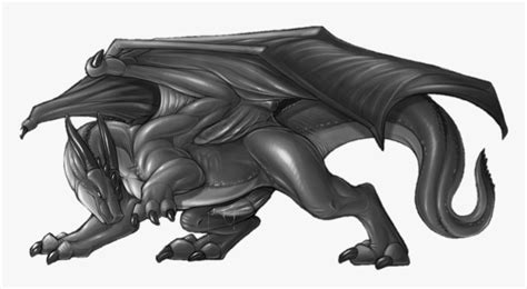 Dragon With Erect Penis Turned Into Stone Dragon Hd Png Download