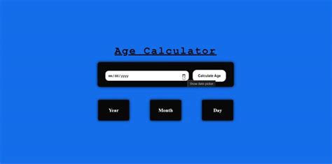 Muhammad Talha On Linkedin Webdevelopment Agecalculator Codealphainternship Webdevproject