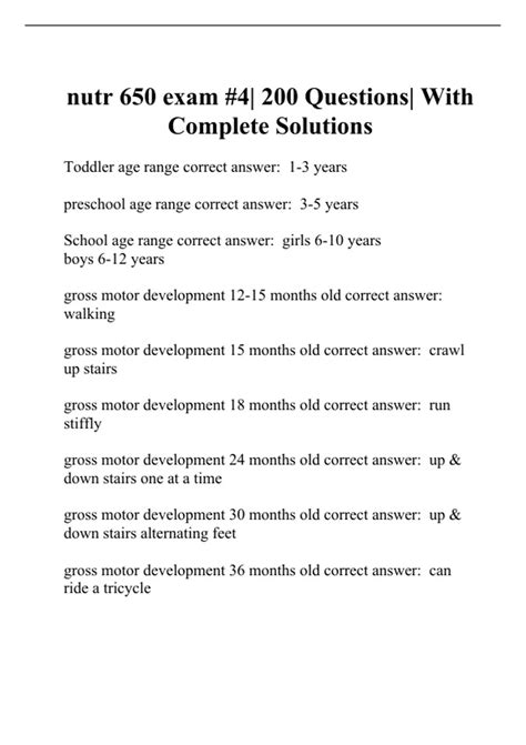 NUTR TESTS COMPILATION BUNDLE Stuvia US