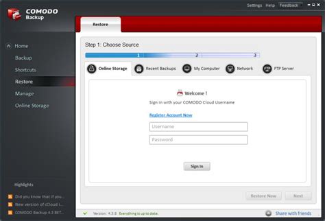 download comodo backup v4 4 0 0 freeware afterdawn software downloads