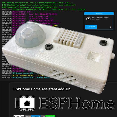 Esphome Home Assistant Pir Sensor Mauro Alfieri Wearable Domotica