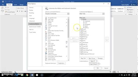 How To Enable The Developer Toolbar On Word 2016 Youtube