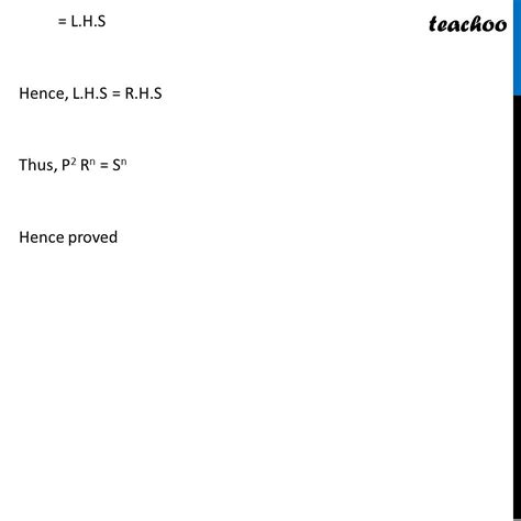 Misc 7 Let S Be Sum P Product R Sum Of Reciprocals In GP