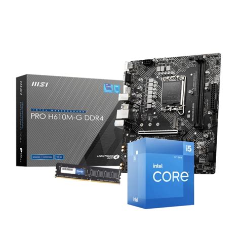 PCBuilder Intel Core I5 12400 LEVEL UP Core Upgrade Kit PCBuilder