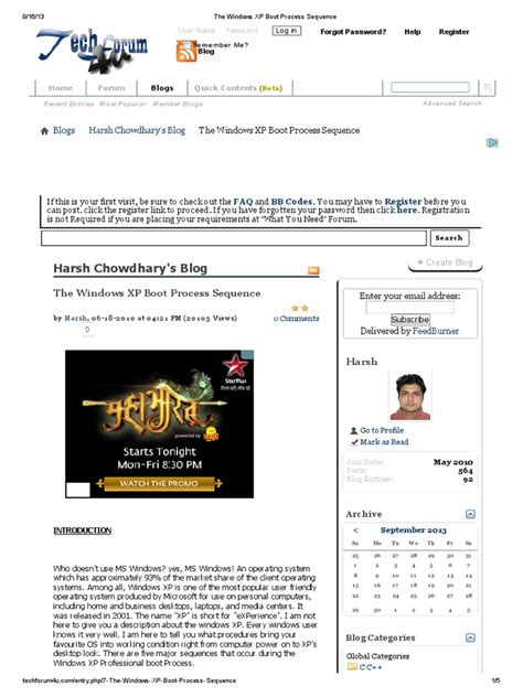 The Windows Xp Boot Process Sequence Pdf Windows Registry Kernel Operating System