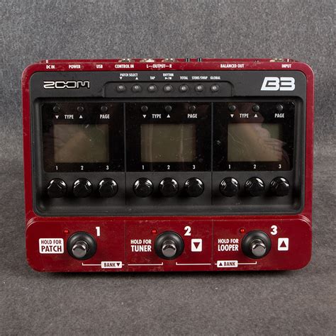 Zoom B3 Bass Multi Fx 2nd Hand Rich Tone Music