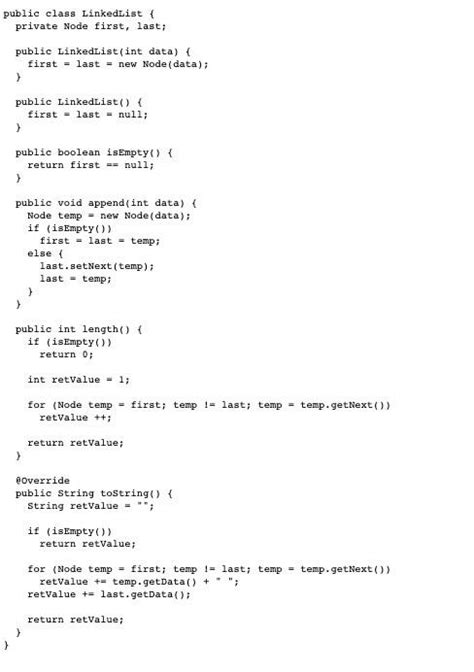 Solved Implement Selection Sort On The Linkedlist Data