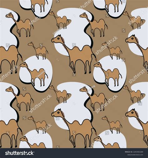 Seamless Camel Background Texture Backdrop Wallpaper Stock Illustration 2241401269 Shutterstock