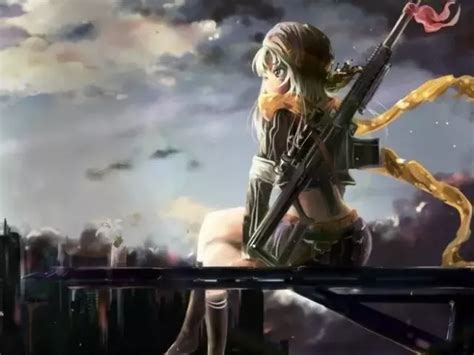 Аниме девушки с огнестрельным оружием ТОП 20 файл ов для персонализации интерфейса Windows