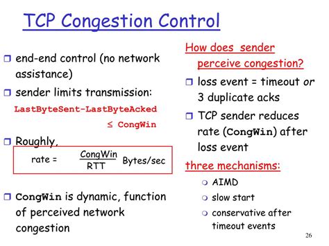 PPT Week TCP Congestion Control PowerPoint Presentation Free Download ID