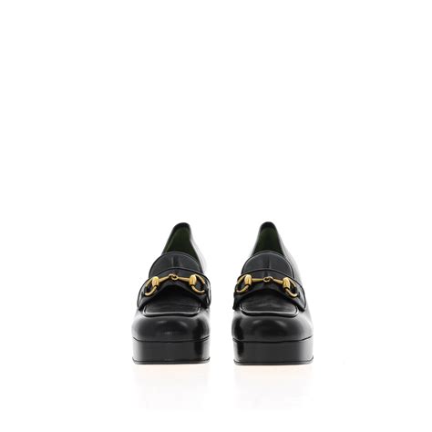 Chaussures Mocassins Gucci Noir Doccasion Monogram Paris