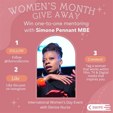 Simone Pennant Mbe On Linkedin Womeninfilm Womenbehindthecamera Win