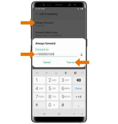 Null Call Forwarding AT T