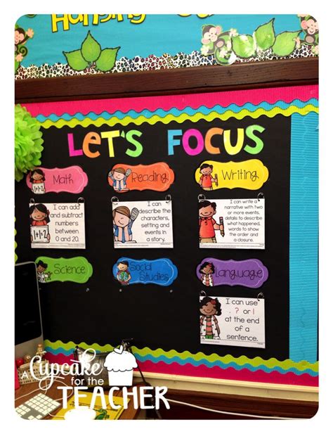 Classroom Reveal Classroom Focus Board Examples Focus Board Ideas