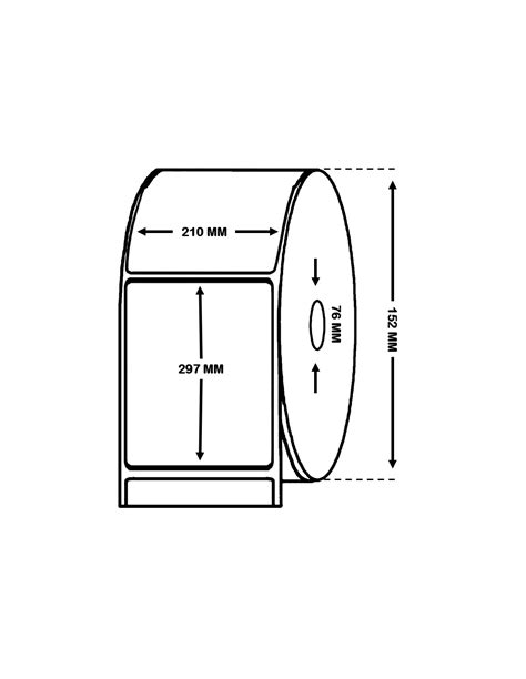 ROLLO DE 200 ETIQUETAS 210 MM X 297 MM MATE PREMIUM C33S045738