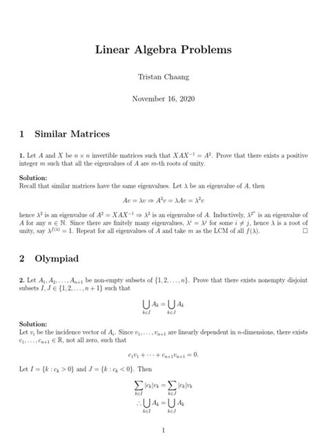 linear algebra pdf eigenvalues and eigenvectors basis linear