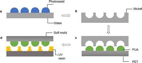 Schematic Illustration Of The Fabrication Steps Of Concave Multilayer Download Scientific