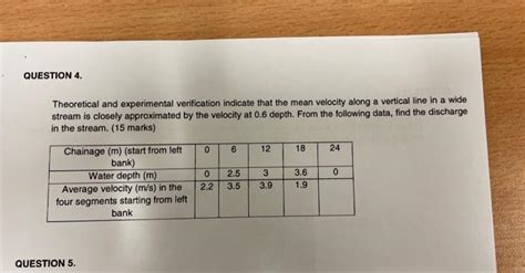 Solved Theoretical And Experimental Verification Indicate