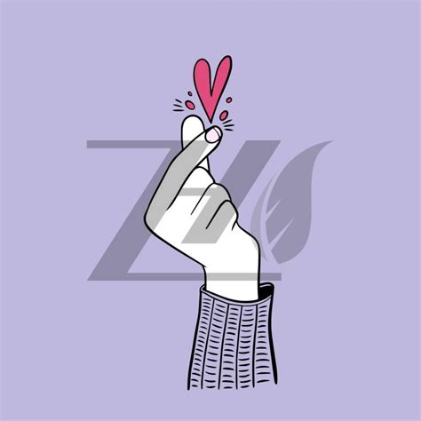 دانلود وکتور تصویر قلب انگشتی دانلود رایگان فایل لایه باز، Psd، وکتور