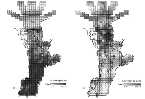 Maps Indicating The Coverage Percent Of Each Grid By Different Download Scientific Diagram