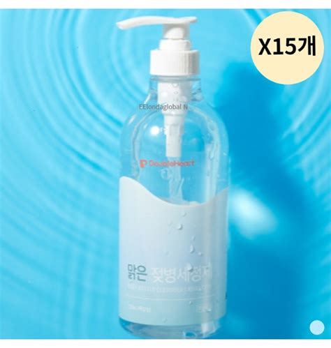 더블하트 유아 젖병세정제 용기 액상형 720ml X15개 티몬