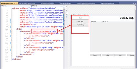 [wpf] Tabcontrol And Contentcontrol Hướng Dẫn Tạo Menu Quản Lý Nhiều