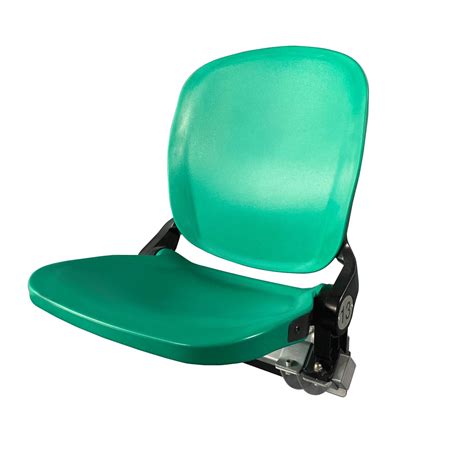 Gas Assisted Pp Plastic Fold Heated Stadium Seats With Backs Folding