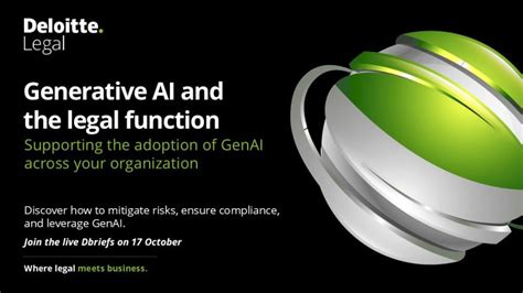 Michał Morrison On Linkedin Generativeai Deloittelegal