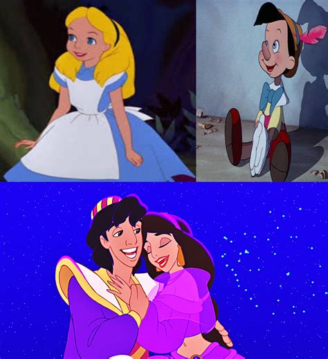 Alice And Pinocchio Ship Aladdin X Jasmine By Edwinvazquez23 On Deviantart