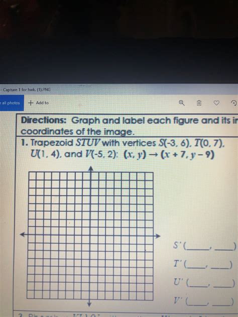 Answered Directions Graph And Label Each Figure Bartleby