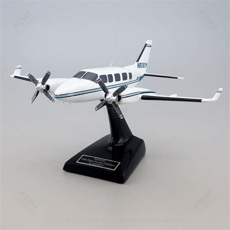 Custom Piper Pa 31 350 Navajo Chieftain Wooden Model N808sm