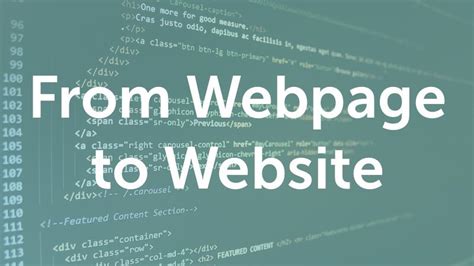 From Webpage To Website Highbrow